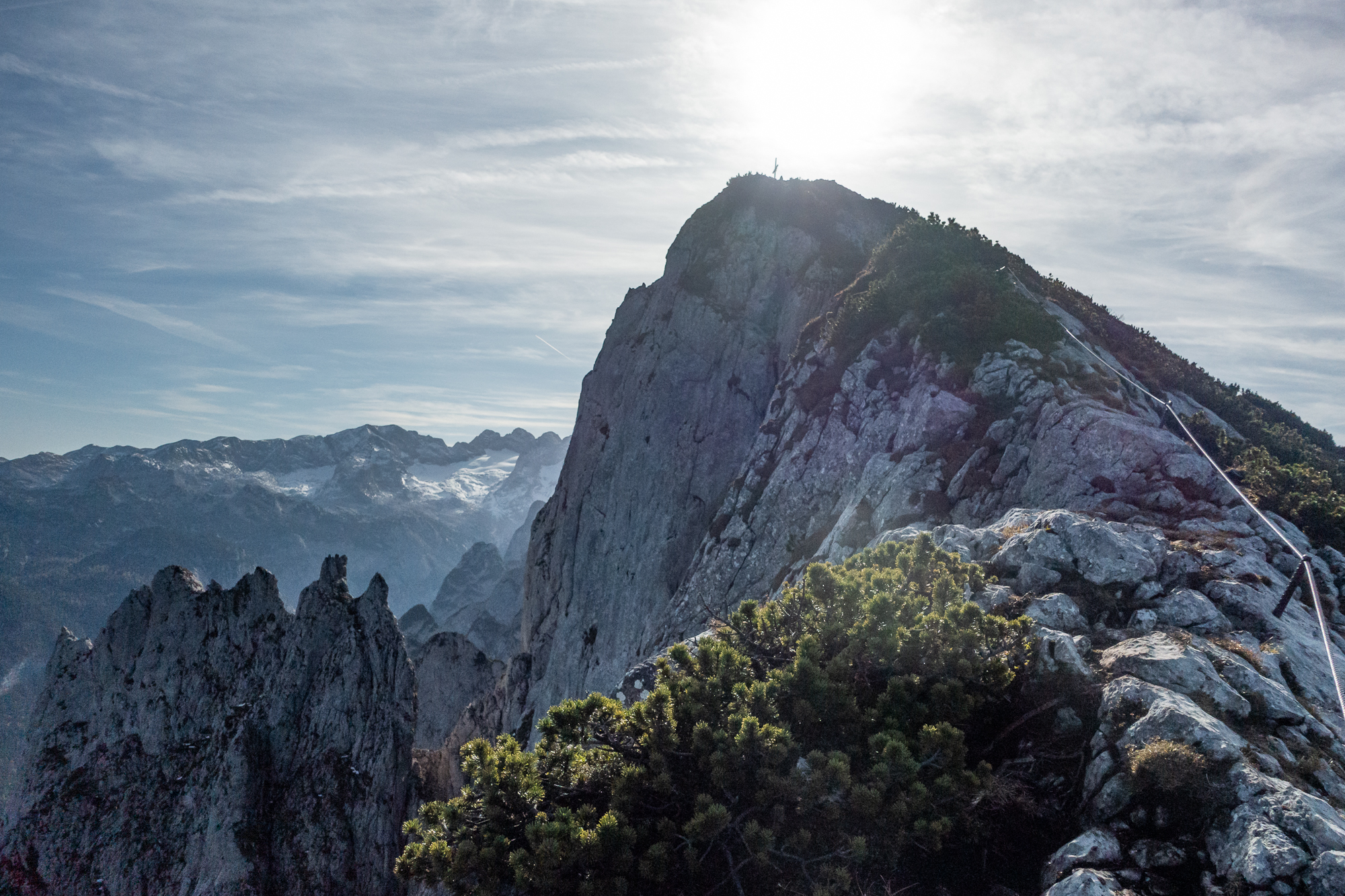 Donnerkogel (2.054 m): Intersport Klettersteig (C/D) - Tourenbericht